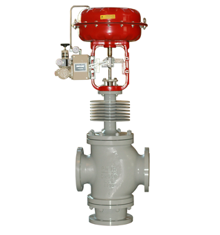 Strong Flow Capacity Industrial Control Valves , Three Way Control Valve